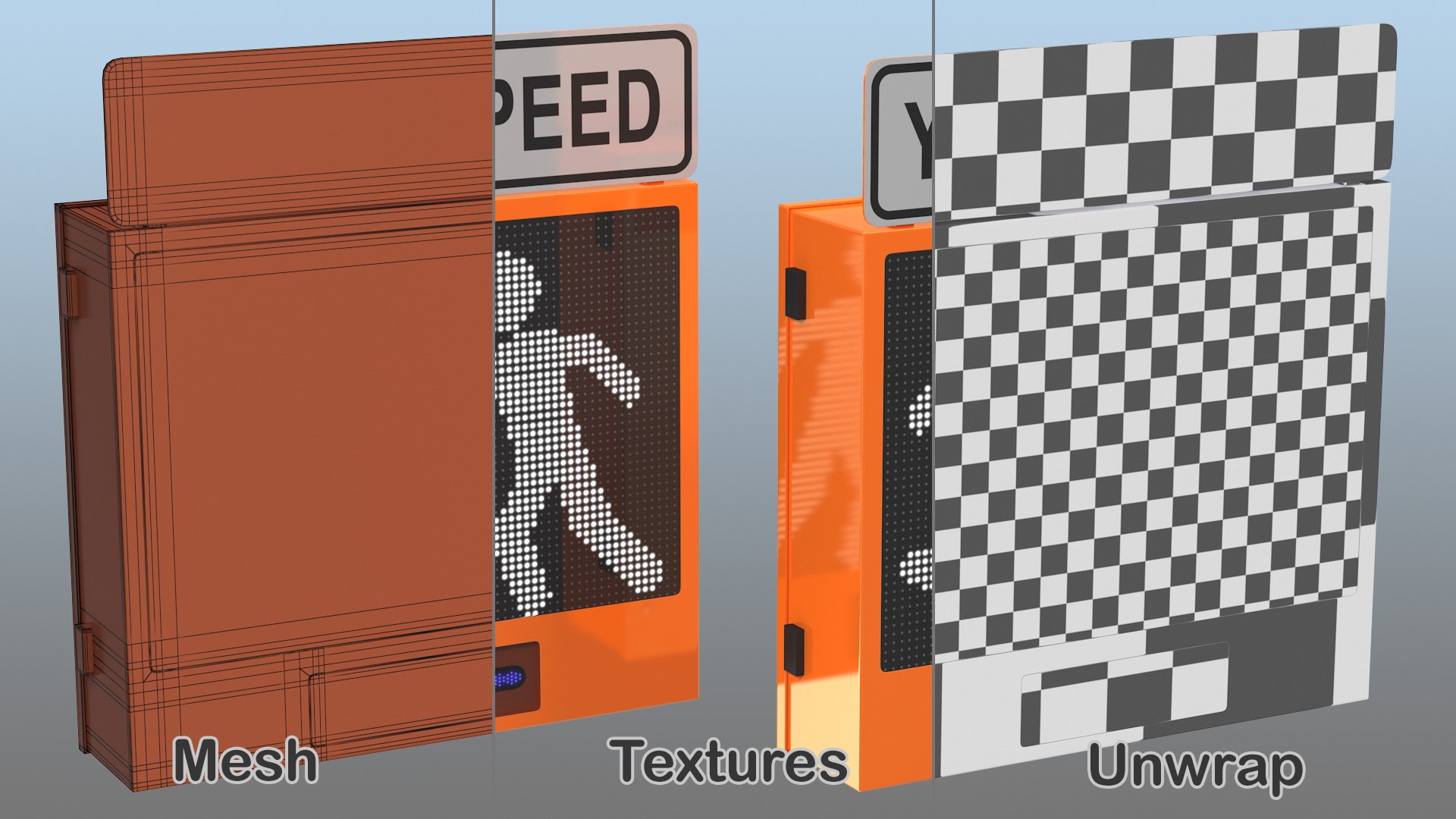 3D Modular Matrix Display - TurboSquid 1631803