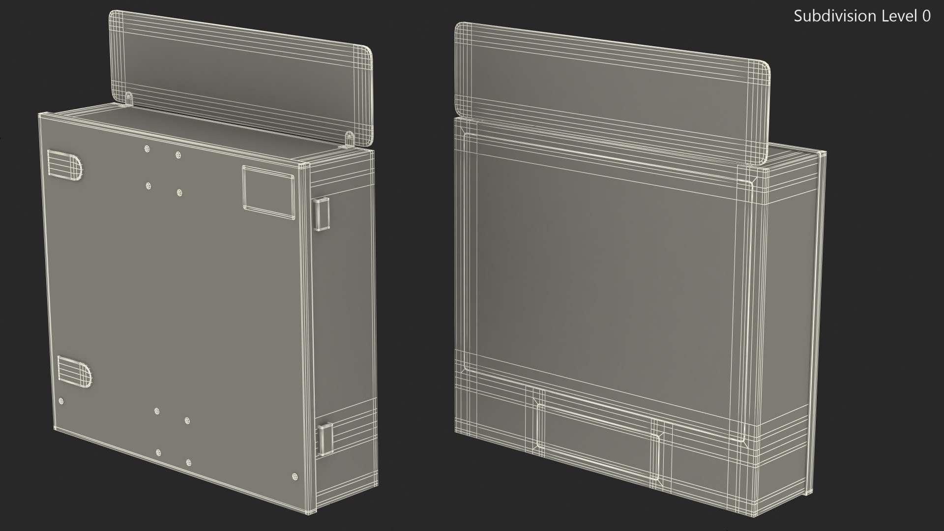3D Modular Matrix Display - TurboSquid 1631803