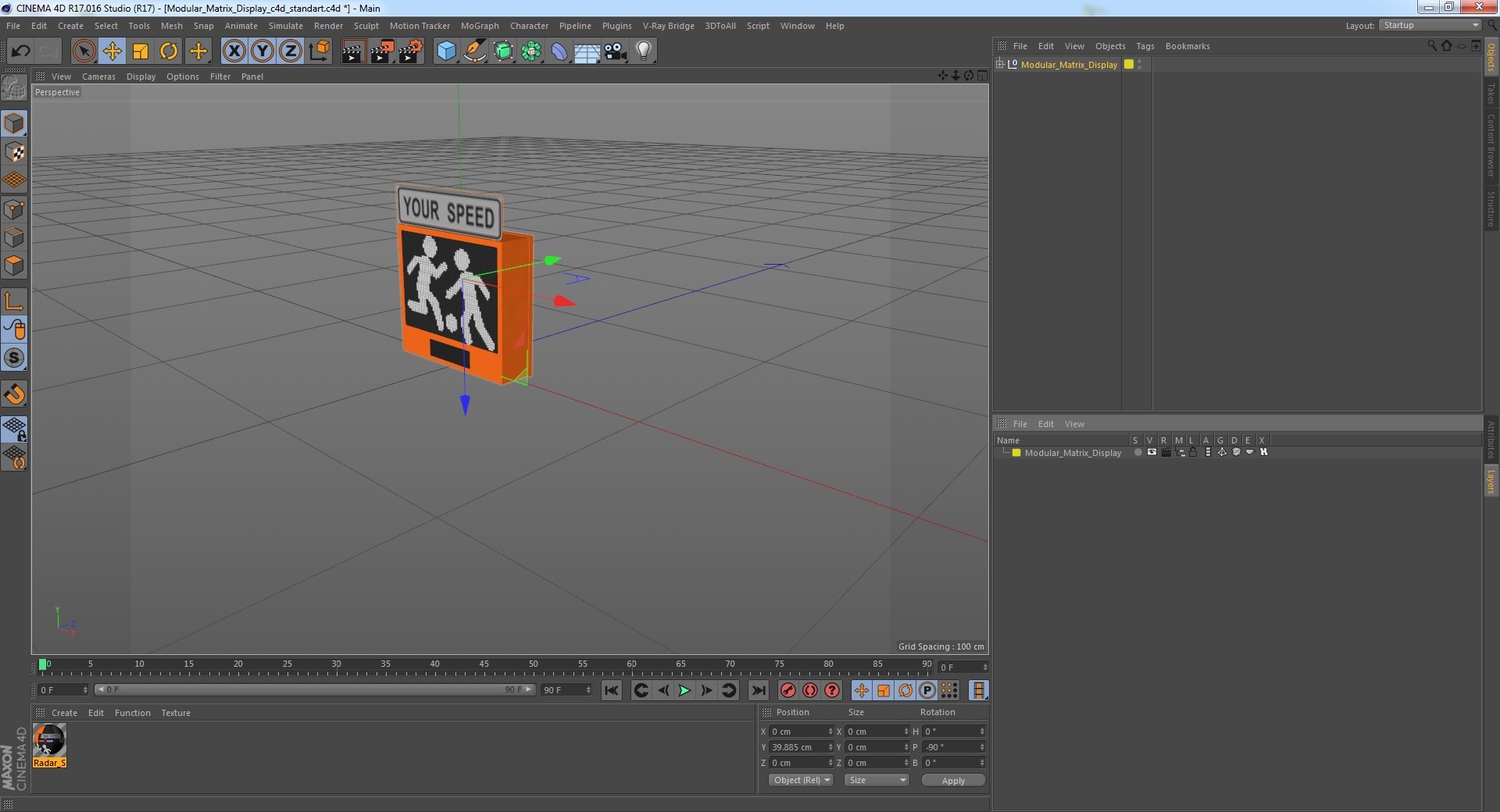 3D Modular Matrix Display - TurboSquid 1631803