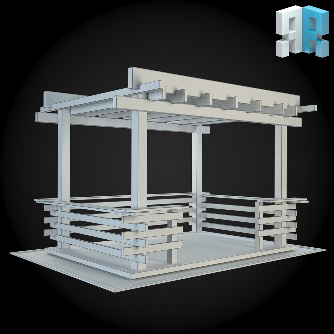 architectural modules 3d model