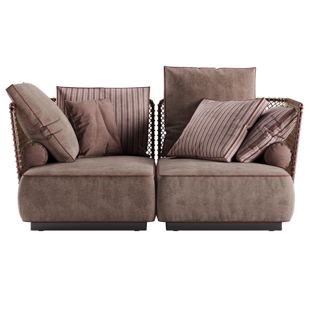 Flexform Oasis Sofa 2 3D - TurboSquid 2285367