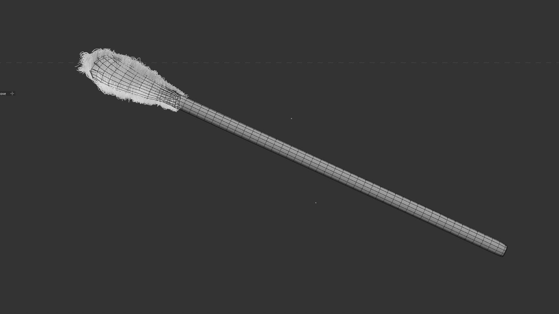 Qtip Cotton Long Tip 3D Model - TurboSquid 1879225