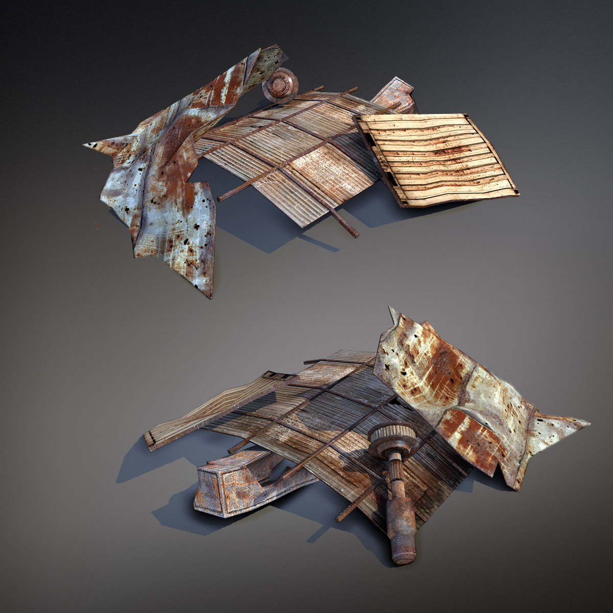 max set metal garbage