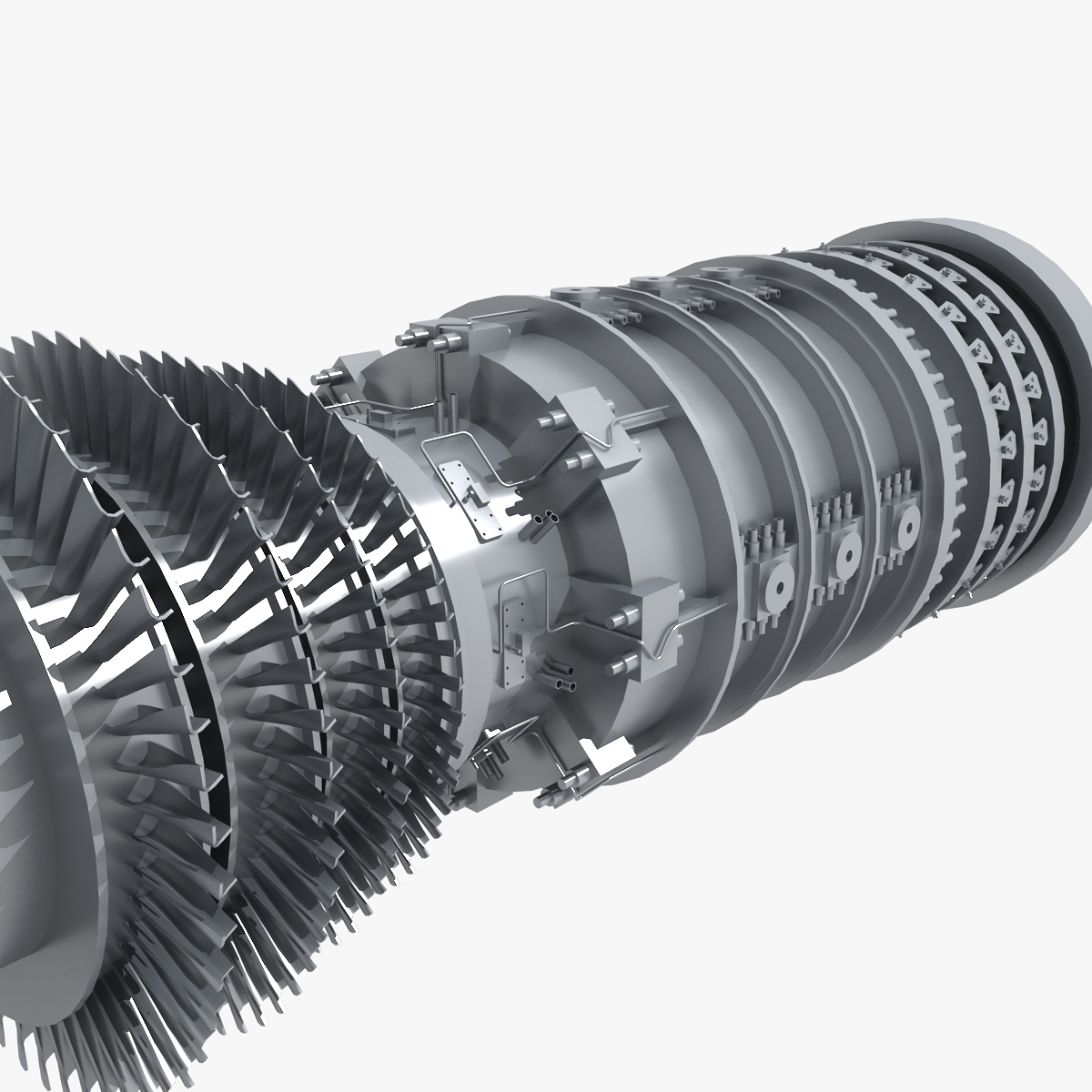 gas turbine 3d max