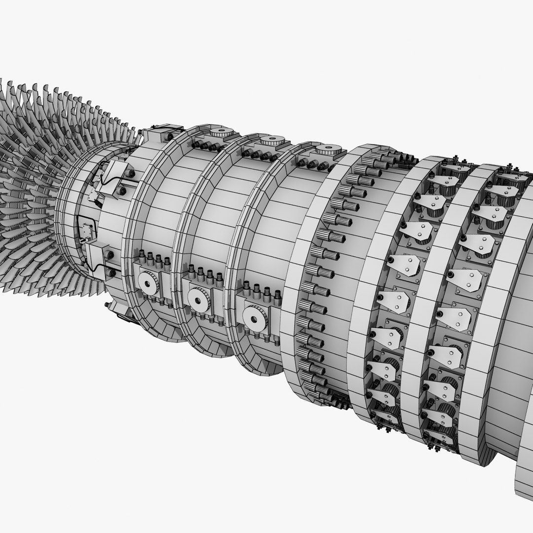 Gas Turbine 3d Max
