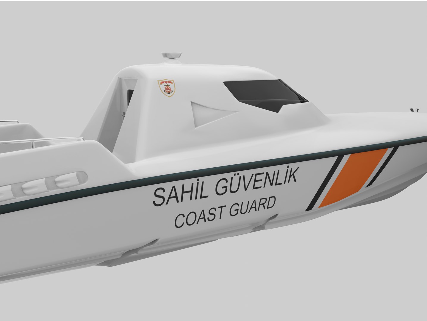 3D Coast Guard Boat Model - TurboSquid 1595243