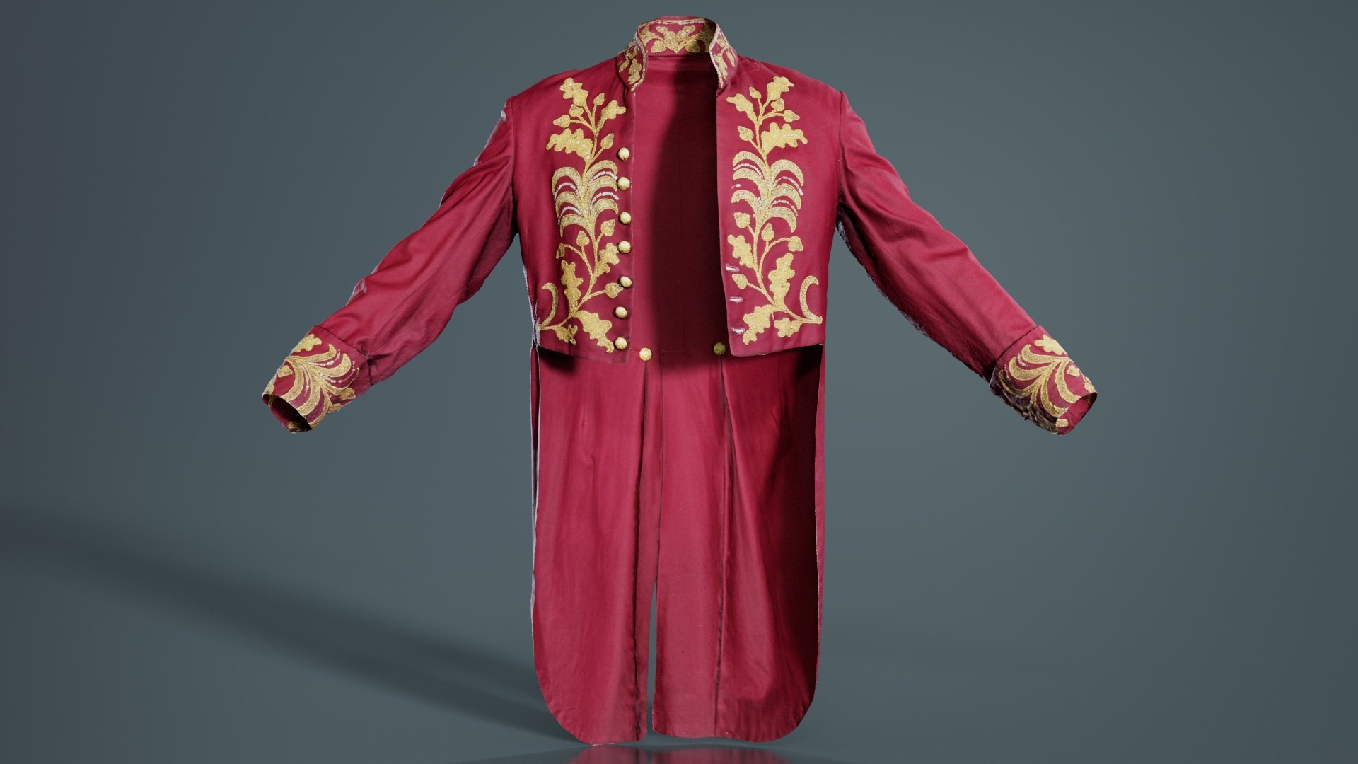 3D Lackey Jacket Remastered - TurboSquid 2360205