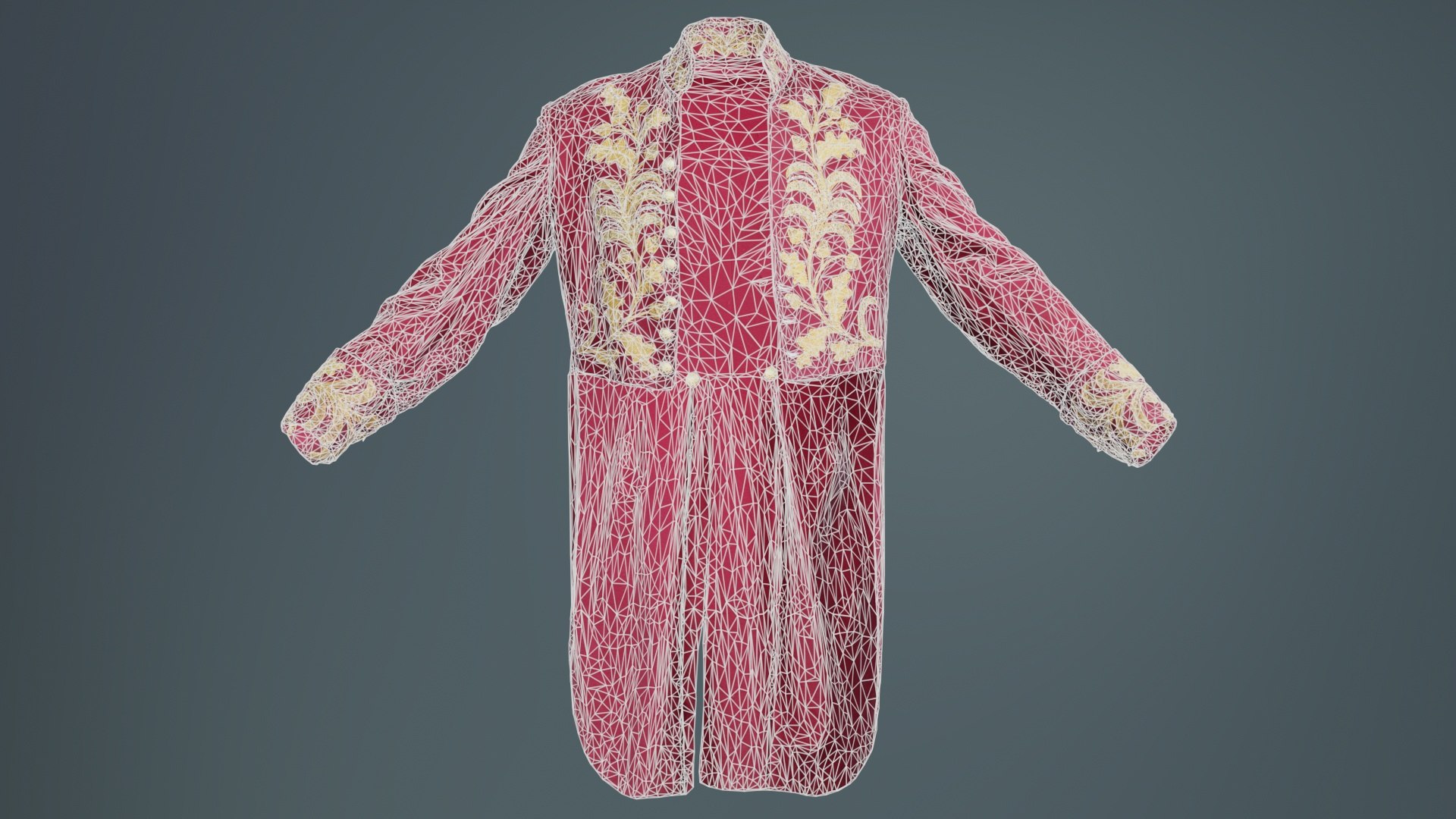 3D Lackey Jacket Remastered - TurboSquid 2360205