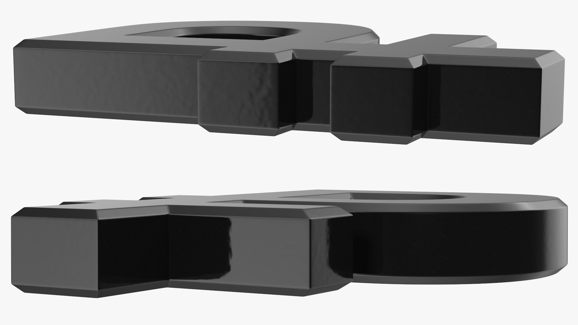 3D Plastic Currency Symbols Euro - TurboSquid 1701602