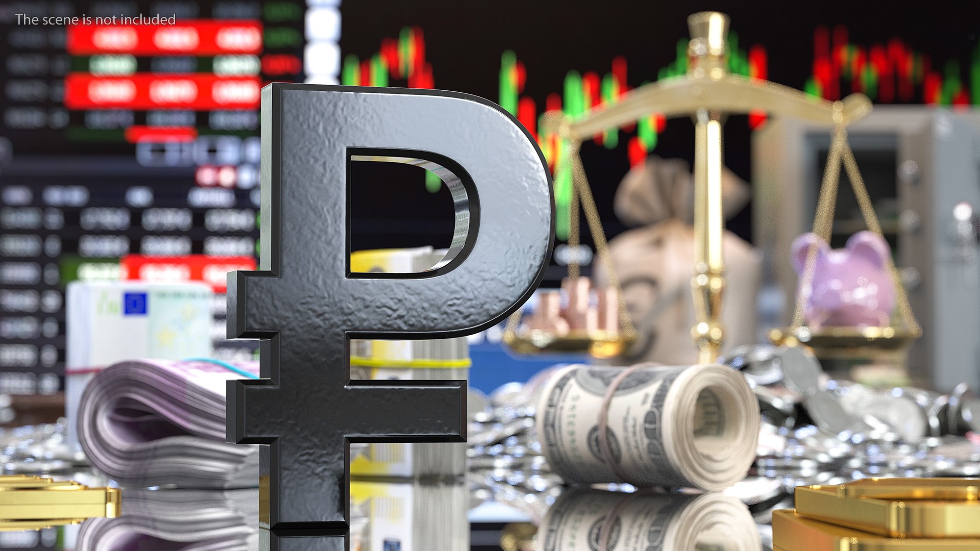 3D Plastic Currency Symbols Euro - TurboSquid 1701602