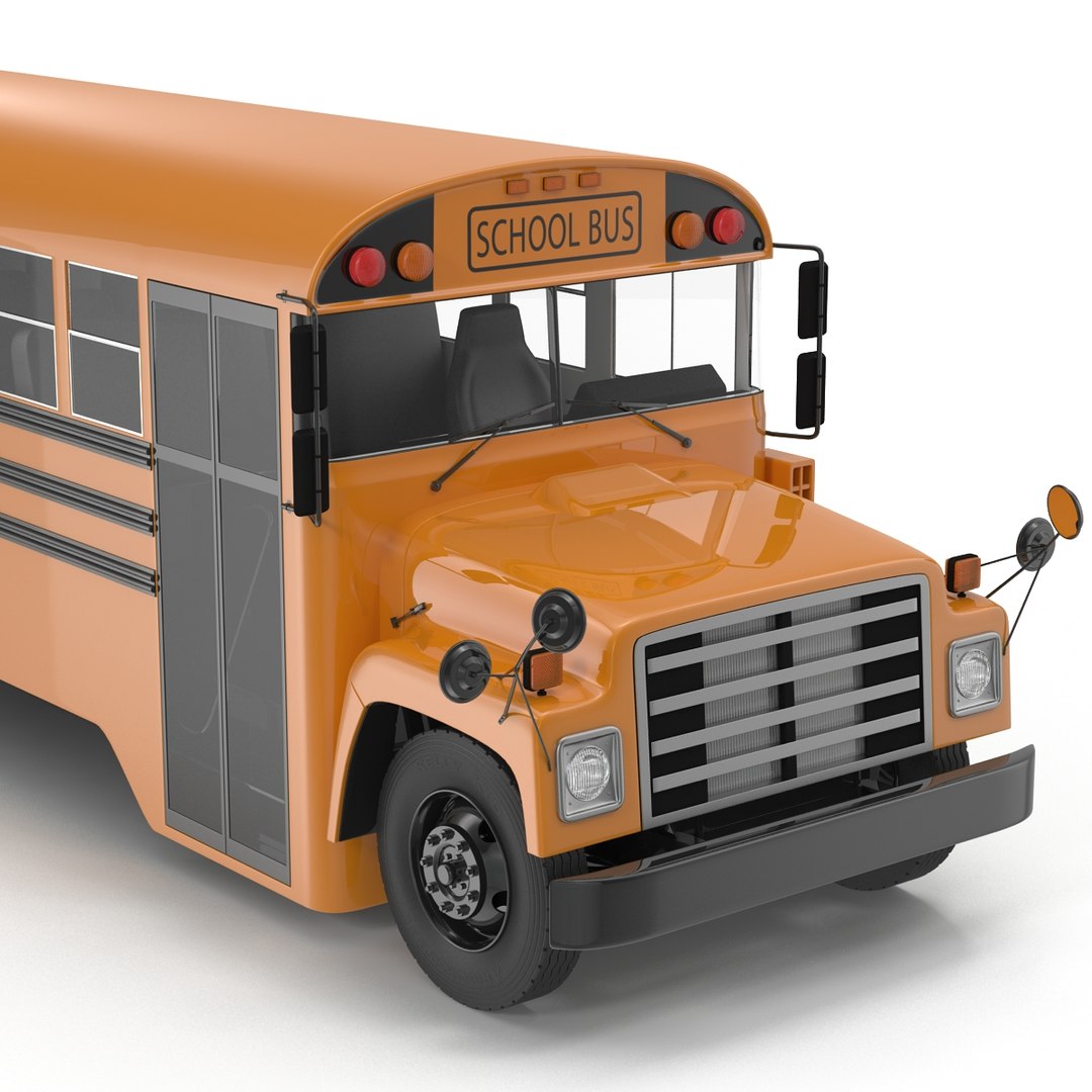 school bus 3 3d 3ds