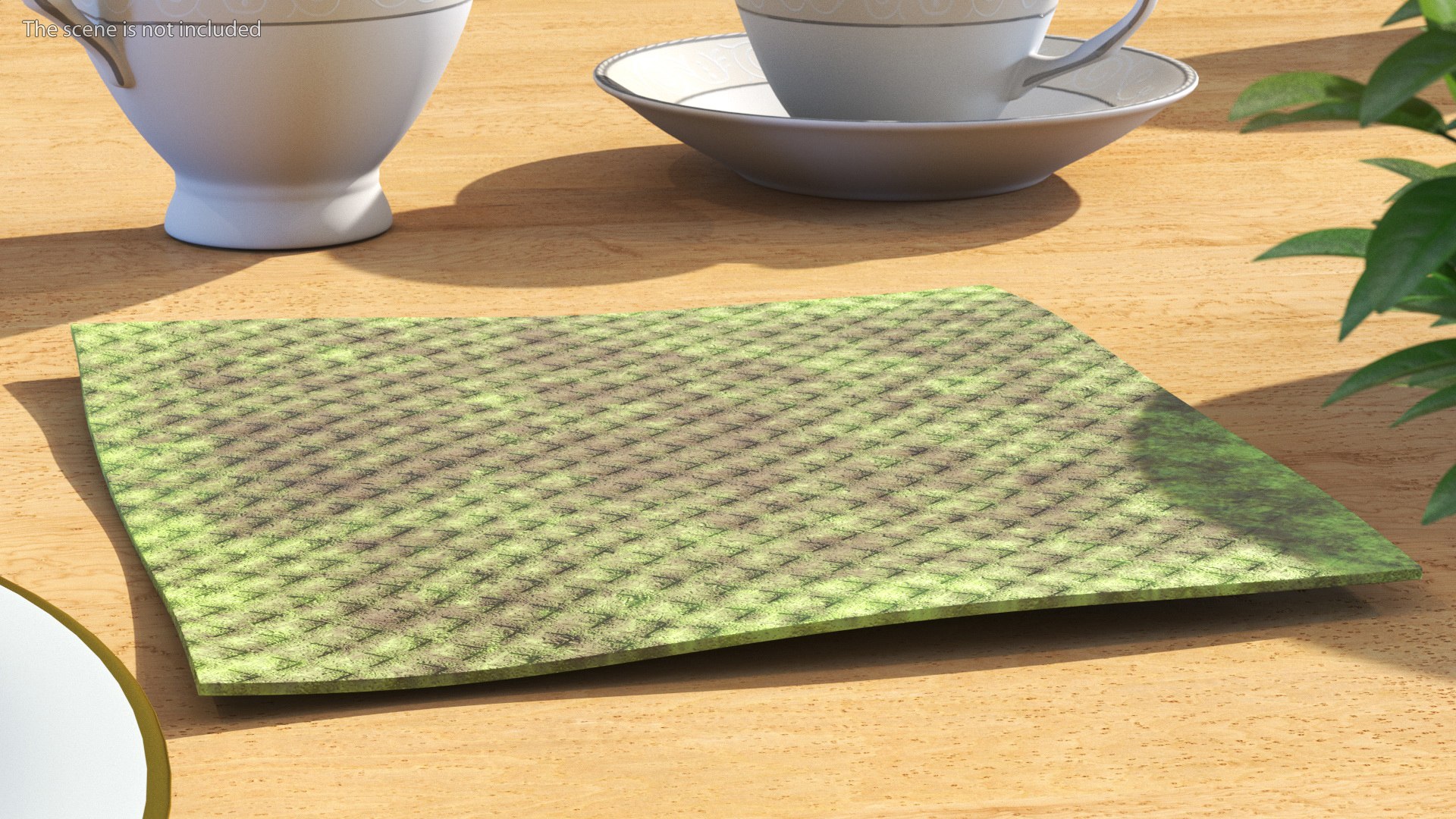 Dirty Kitchen Rag Green 3D - TurboSquid 2133614
