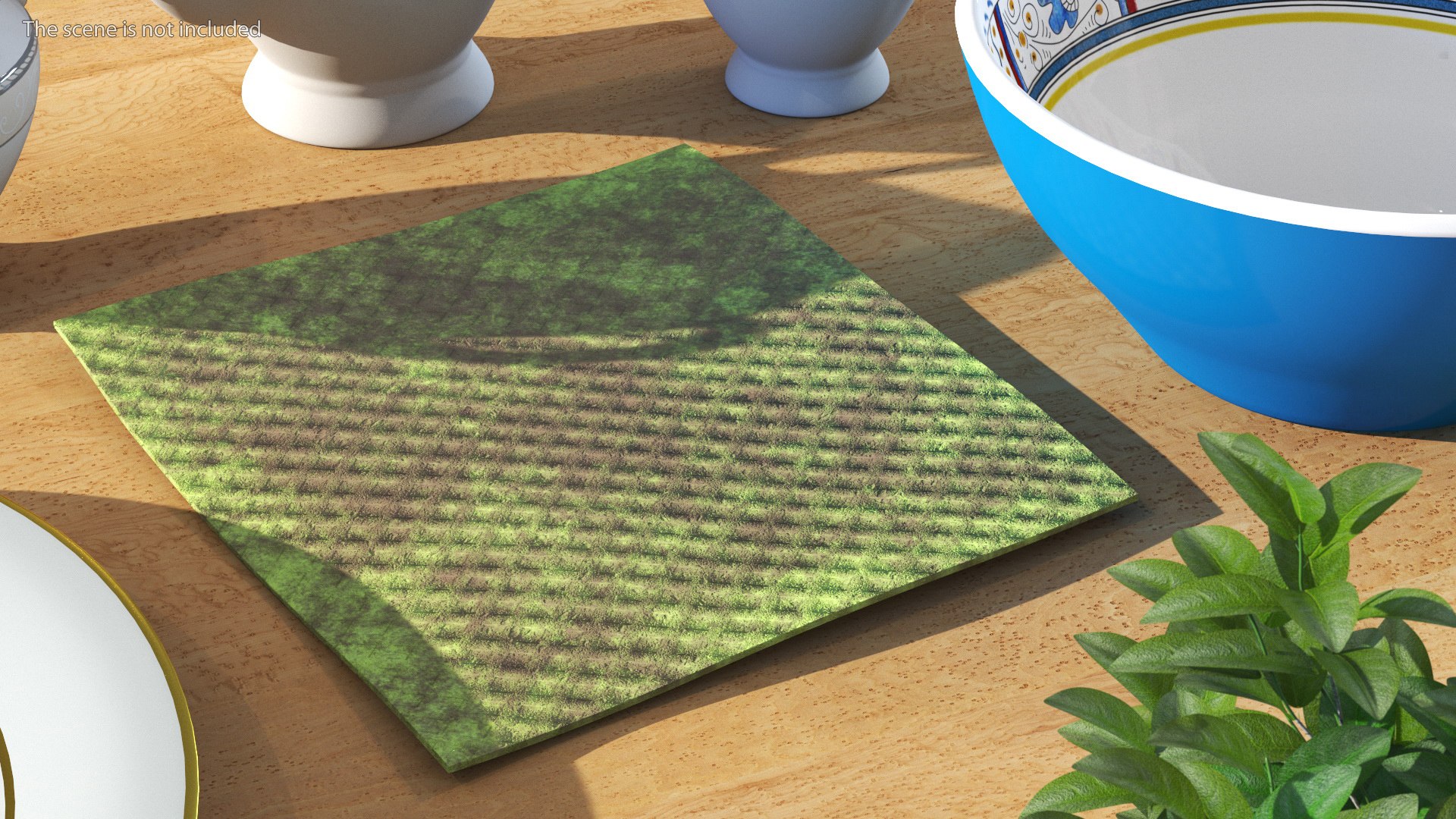 Dirty Kitchen Rag Green 3D - TurboSquid 2133614
