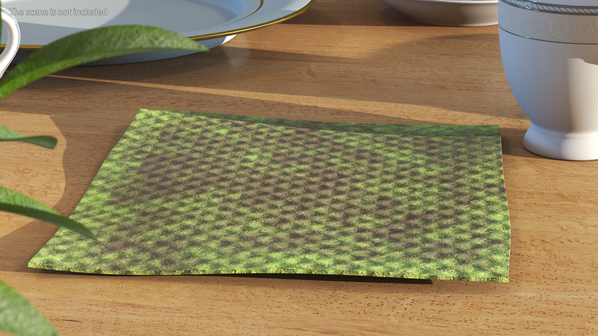 Dirty Kitchen Rag Green 3D - TurboSquid 2133614