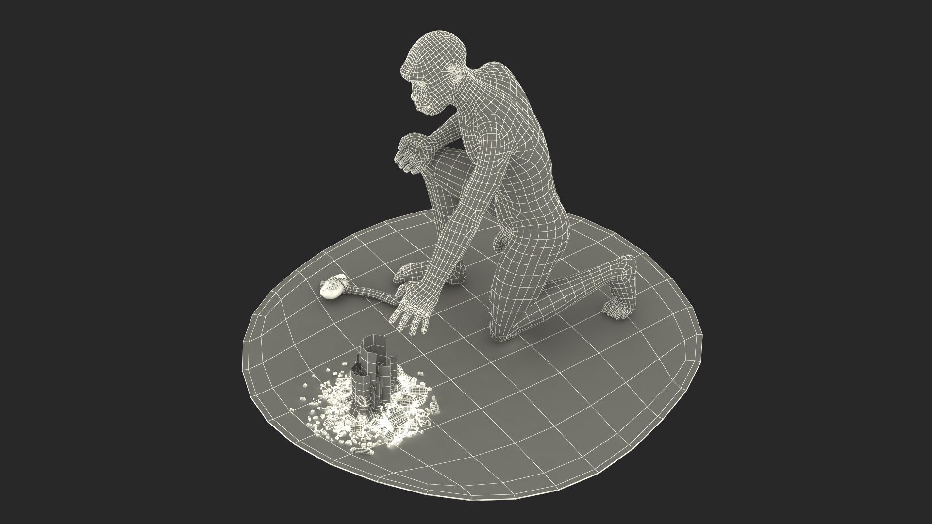 3D Model Homo Erectus By Bonfire Fur - TurboSquid 2170141