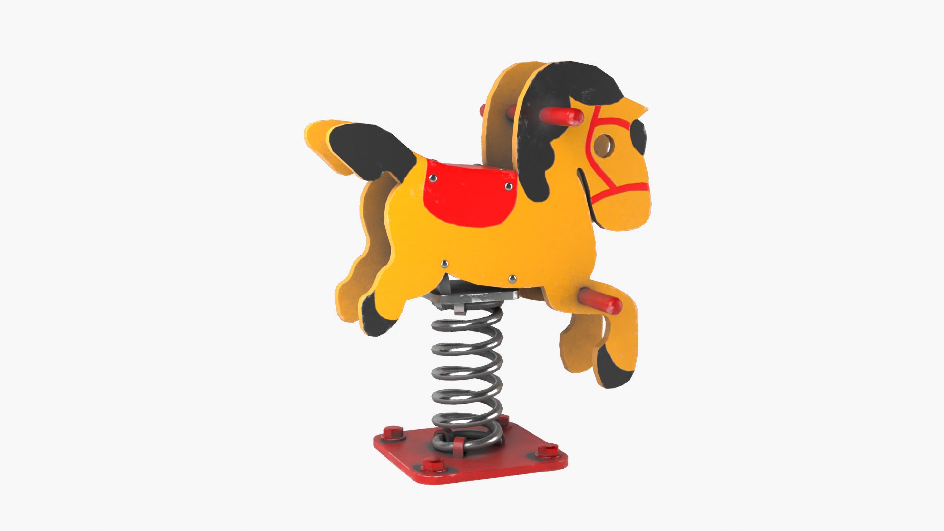 Spring Horse 3D - TurboSquid 1868676