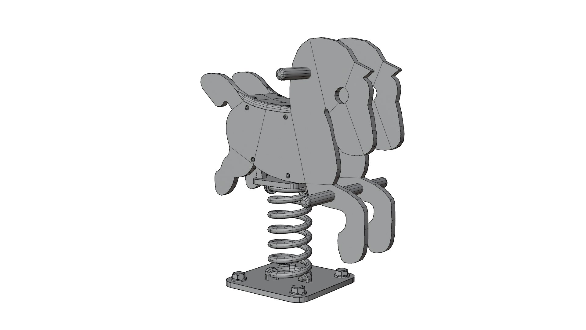 Spring Horse 3D - TurboSquid 1868676