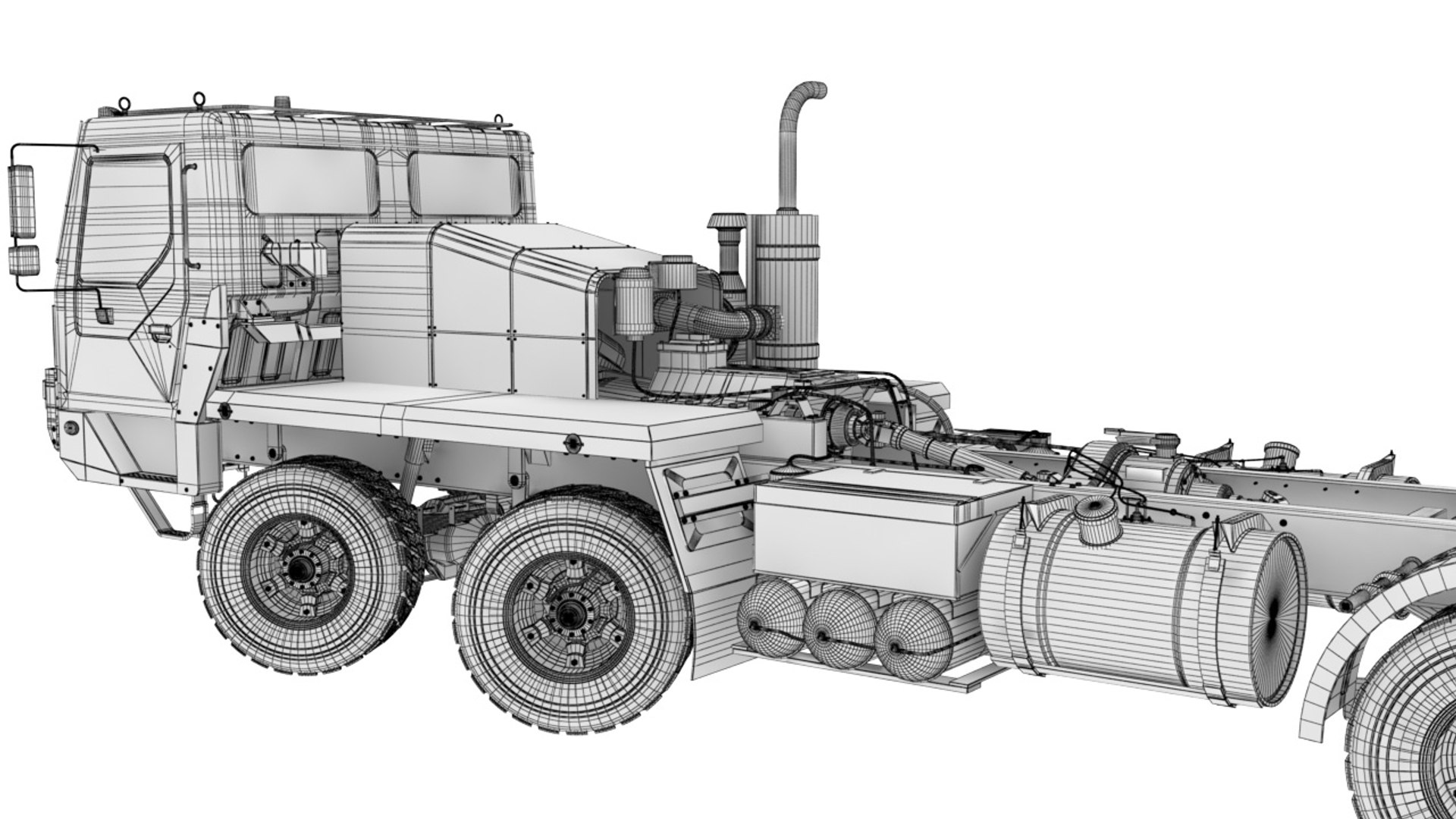 KRAZ-7634interior 3D - TurboSquid 1906506