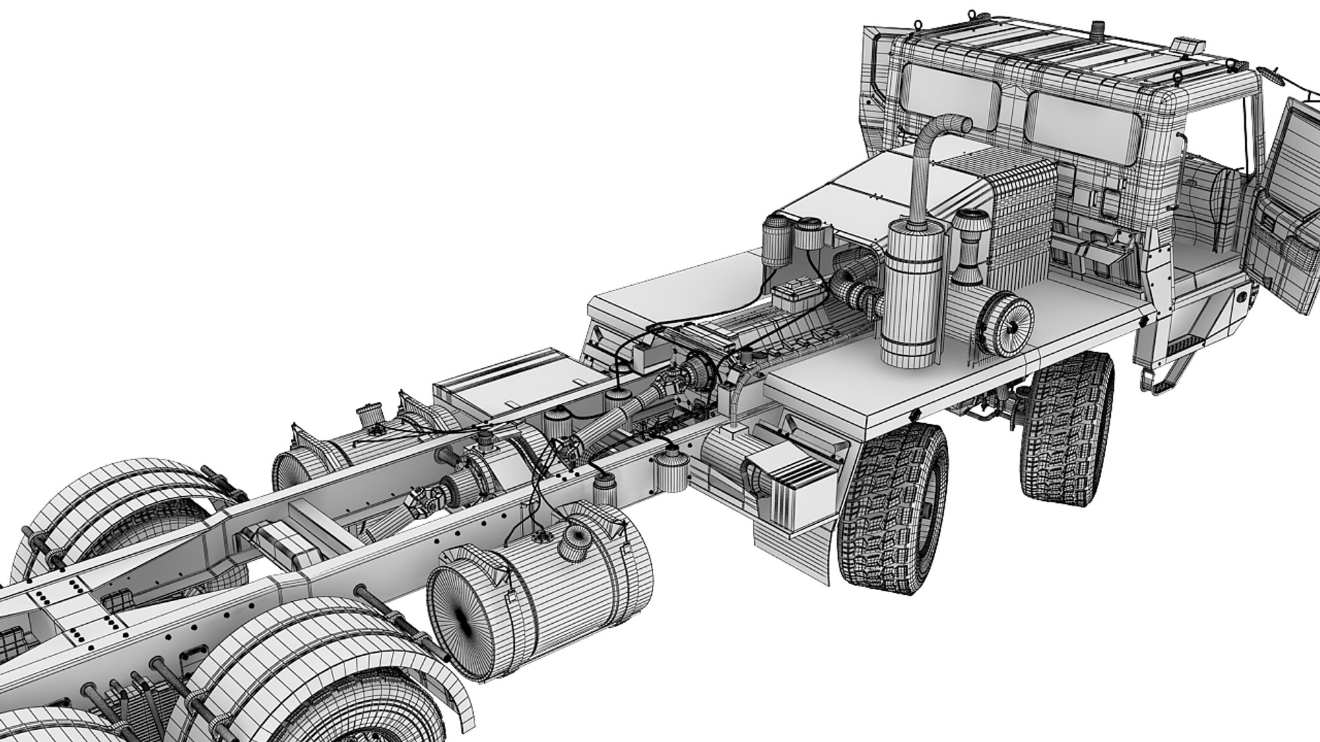 KRAZ-7634interior 3D - TurboSquid 1906506