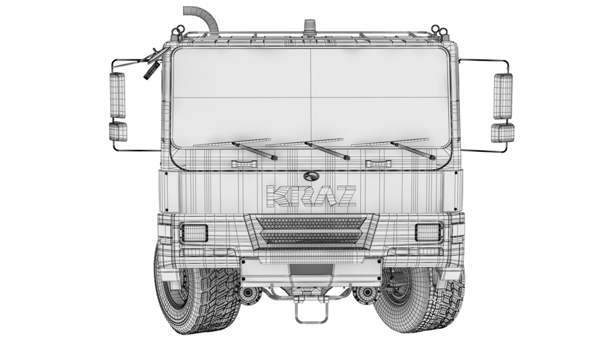 KRAZ-7634interior 3D - TurboSquid 1906506