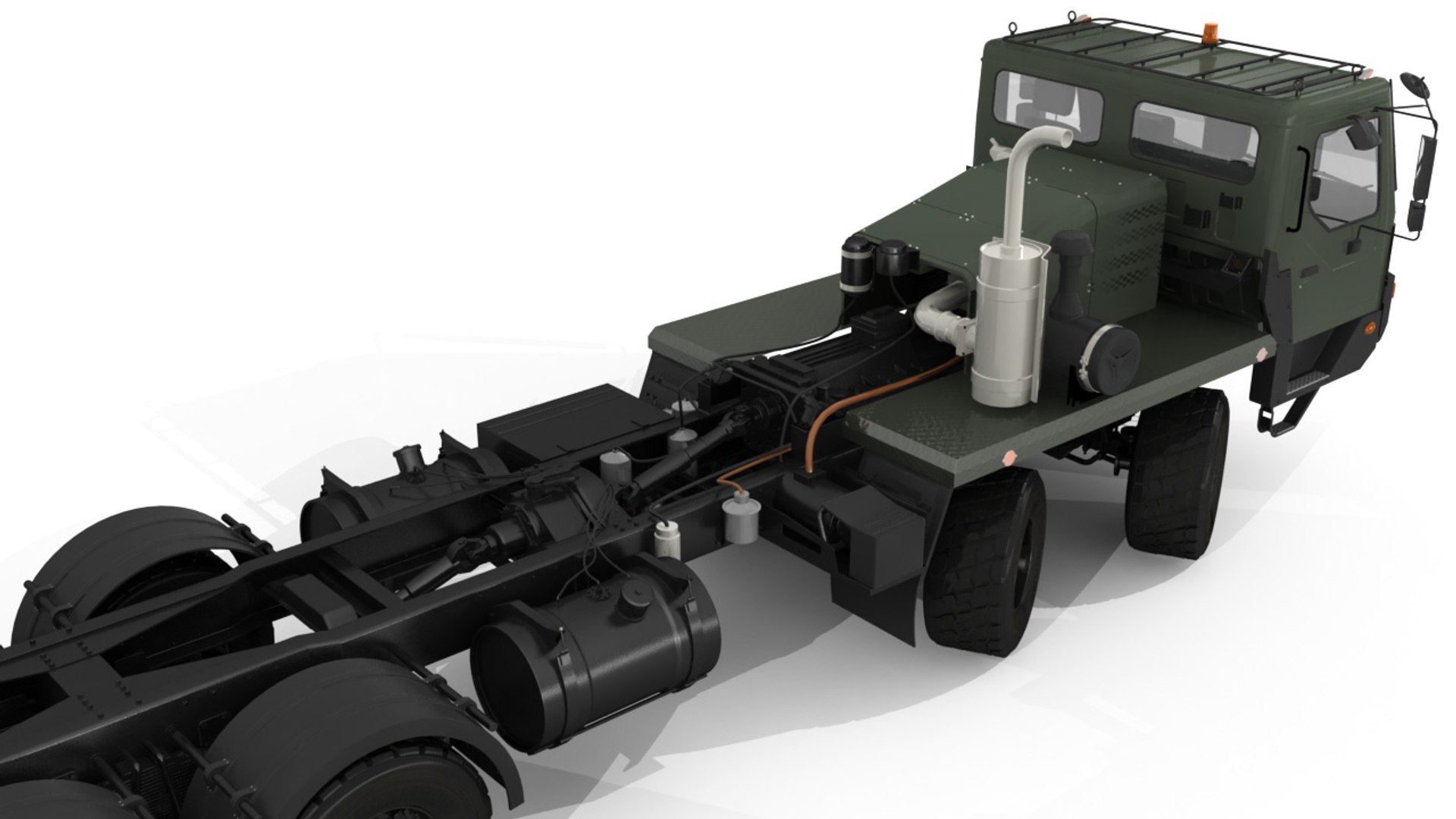 KRAZ-7634interior 3D - TurboSquid 1906506