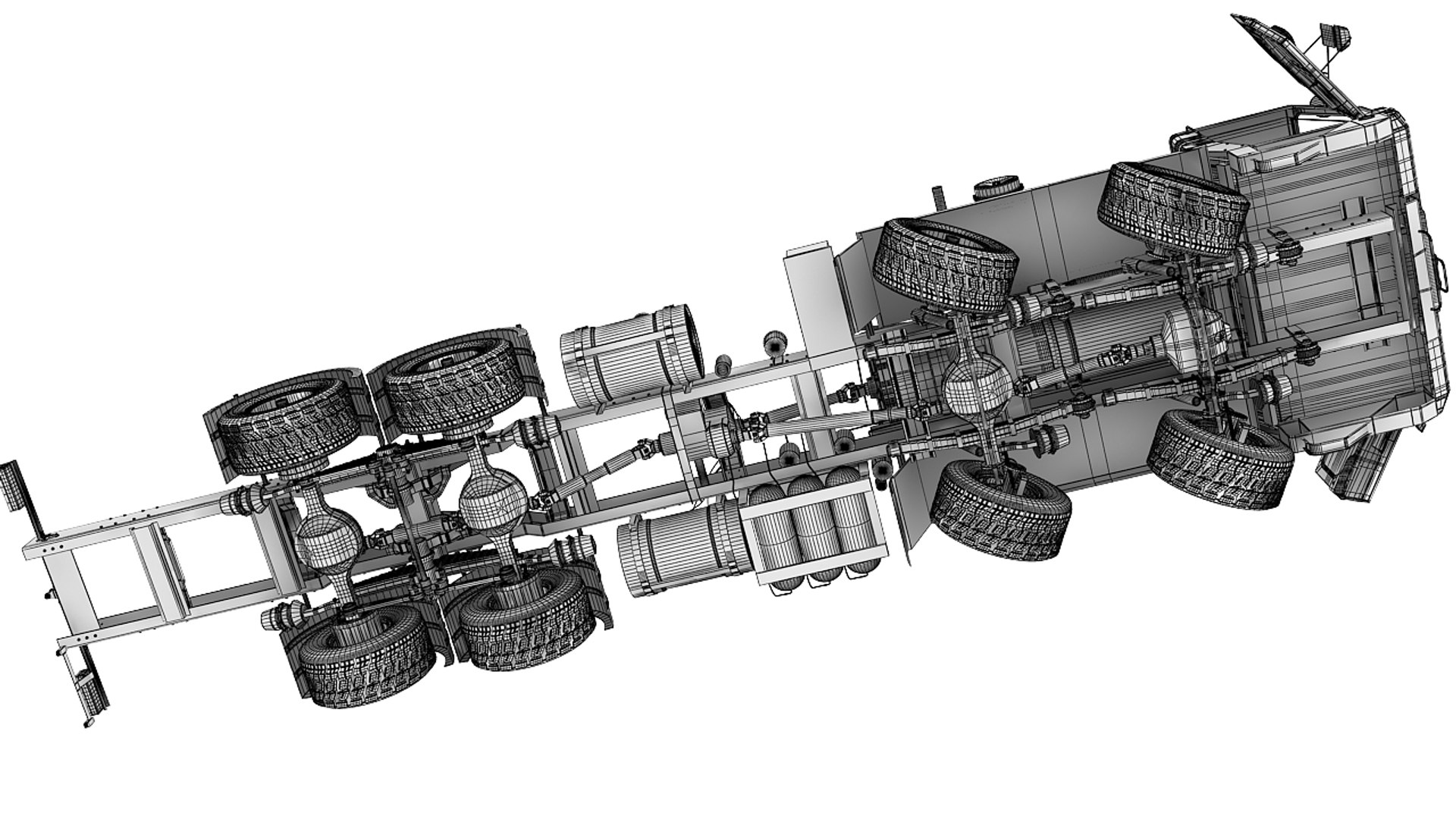 KRAZ-7634interior 3D - TurboSquid 1906506