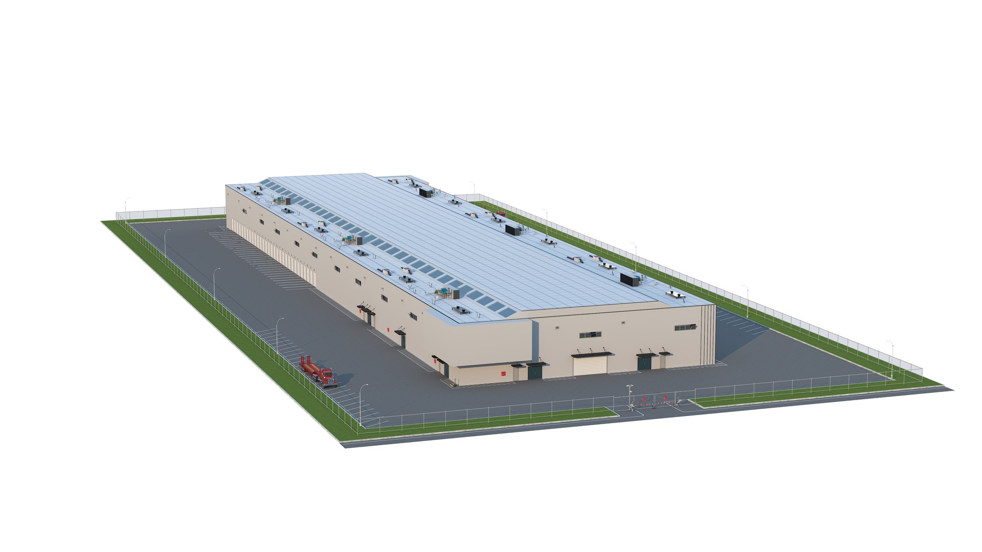 Factory Building 3D - TurboSquid 2110616