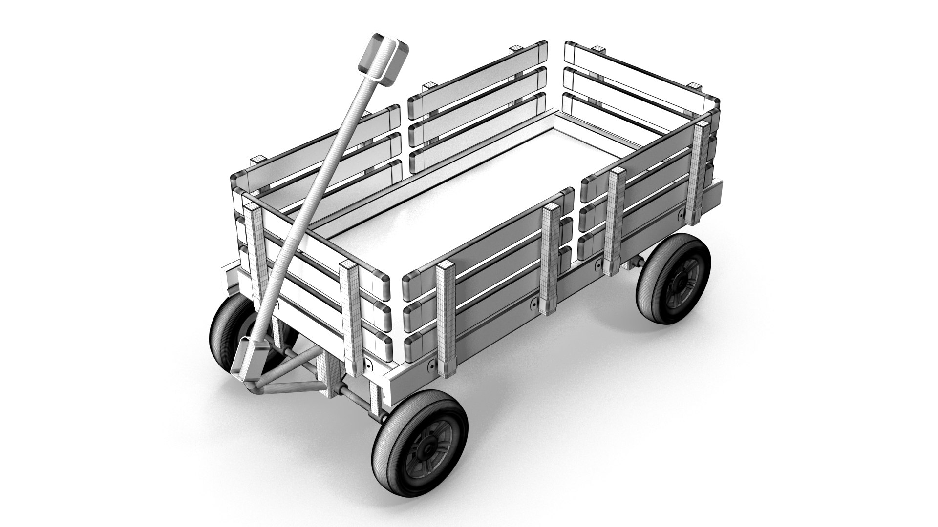 Toy Wagon Model - TurboSquid 2099807