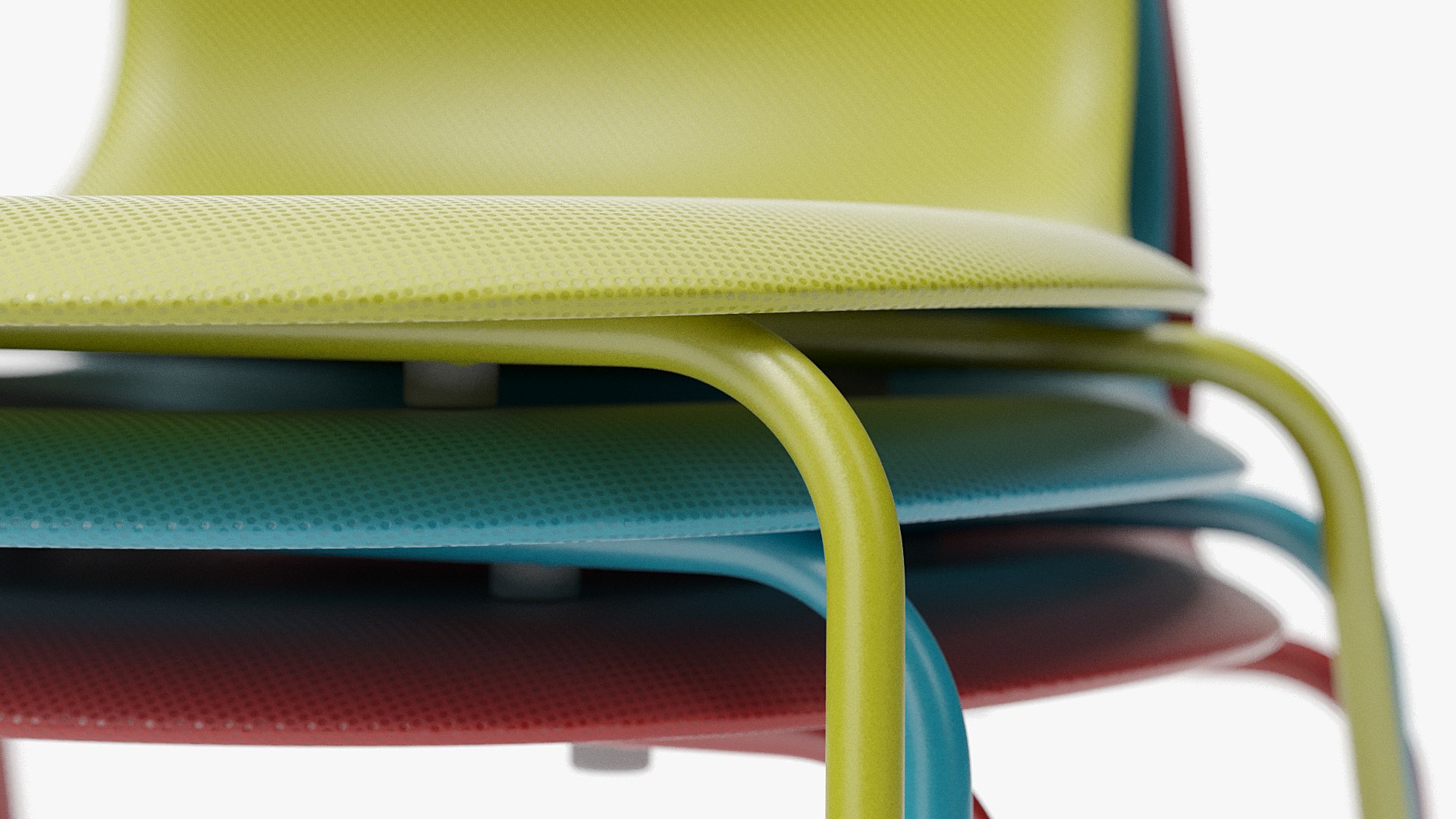 3D Modern Stackable Chair Model - TurboSquid 1615212