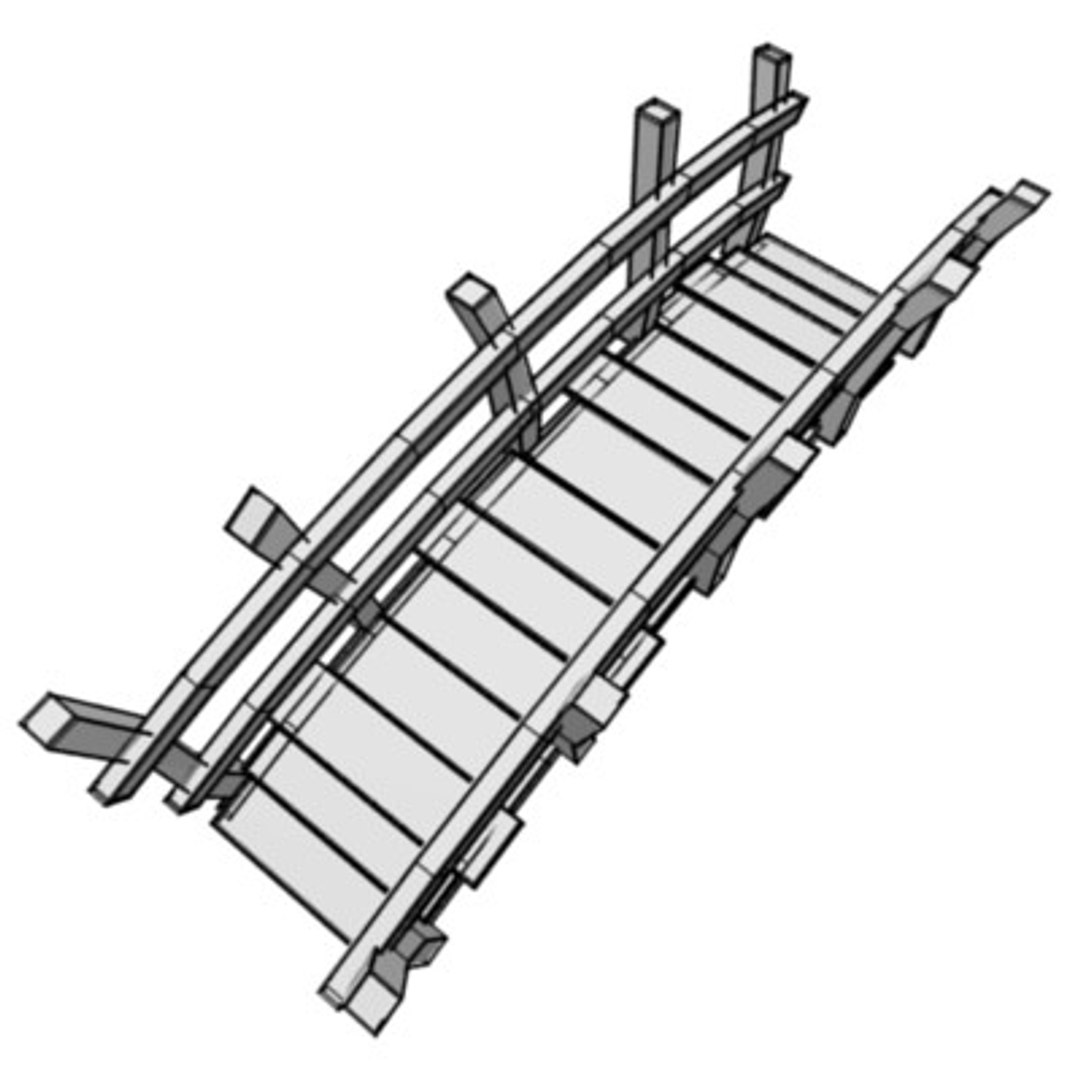 river bridge 3d model