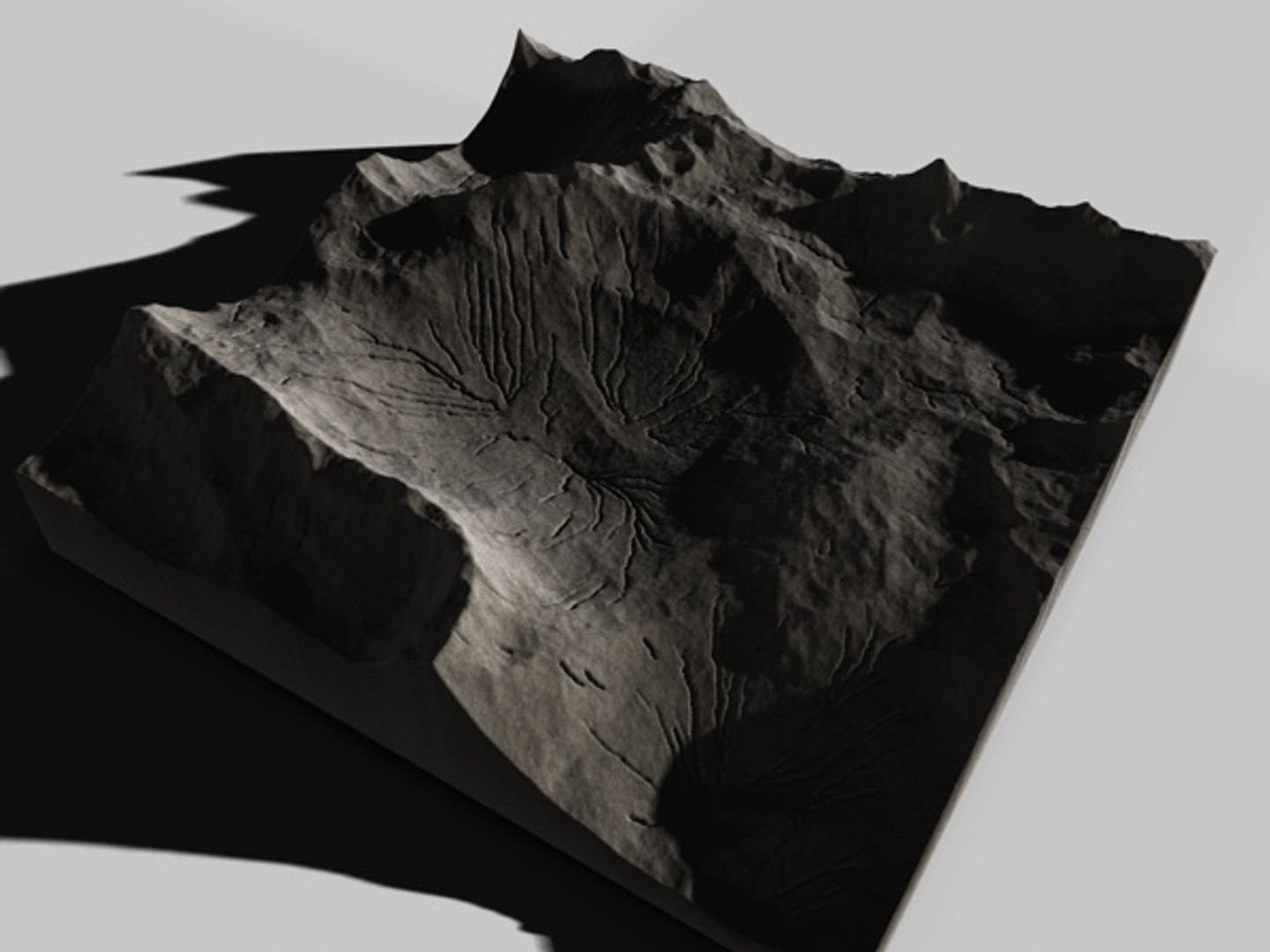 mountainous landscape c4d