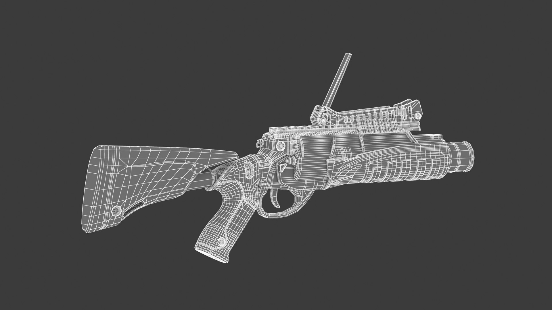 3D Beretta GLX 160 Grenade Launcher - TurboSquid 1734718