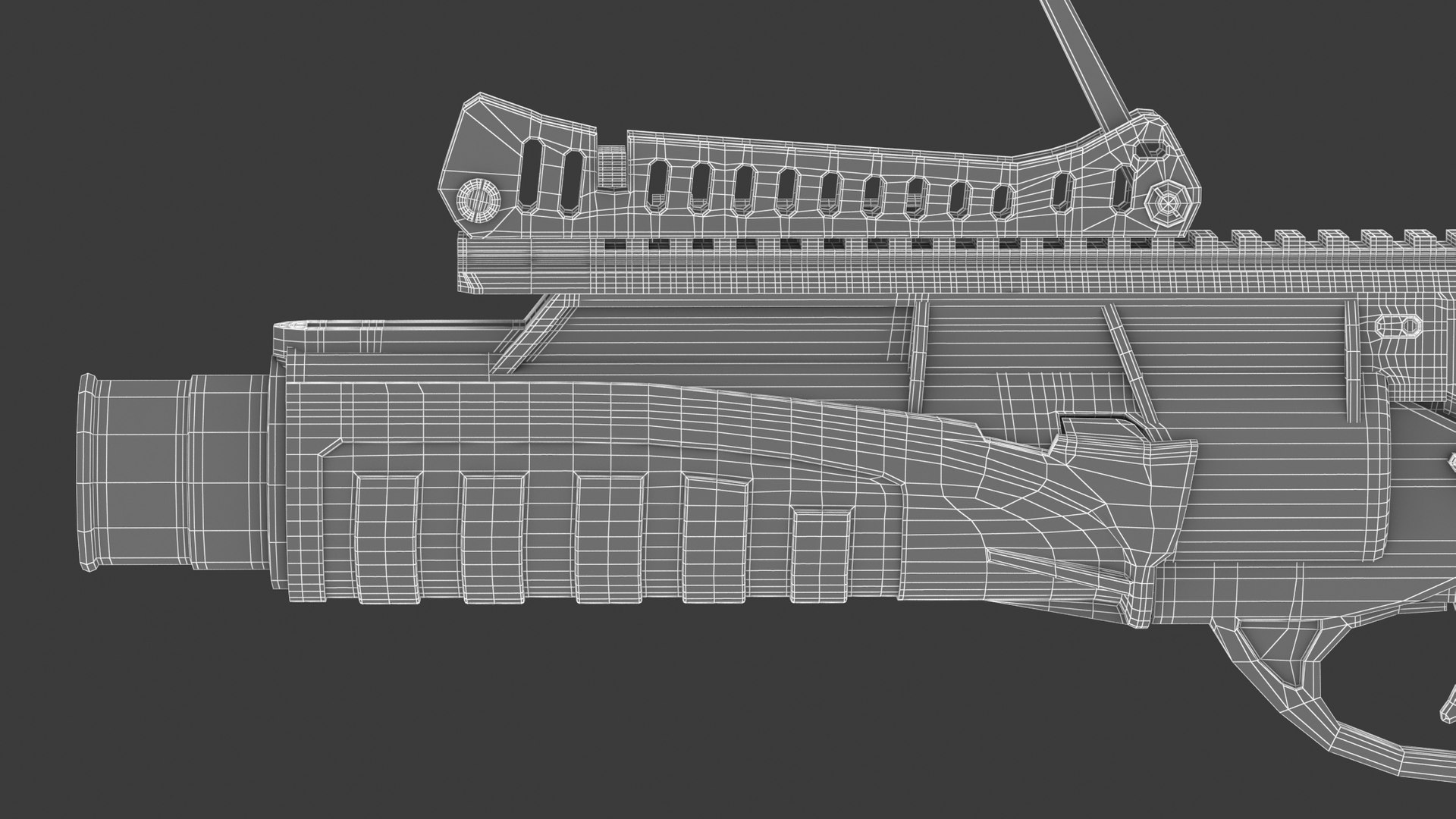 3D Beretta GLX 160 Grenade Launcher - TurboSquid 1734718
