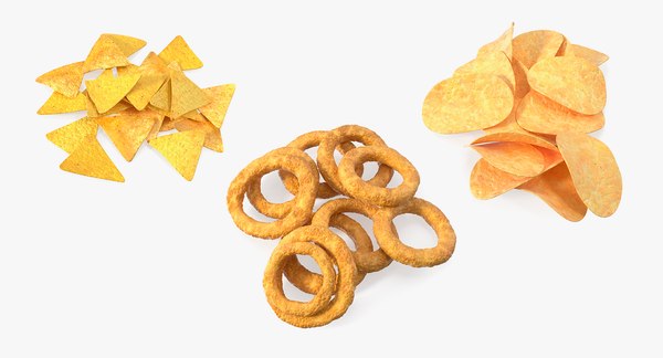 Snack Food Collection 3D model - TurboSquid 1994191