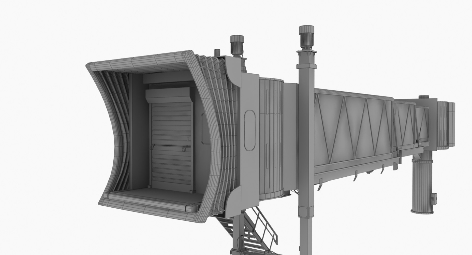 Airplane jet way airbus 3D model - TurboSquid 1417729