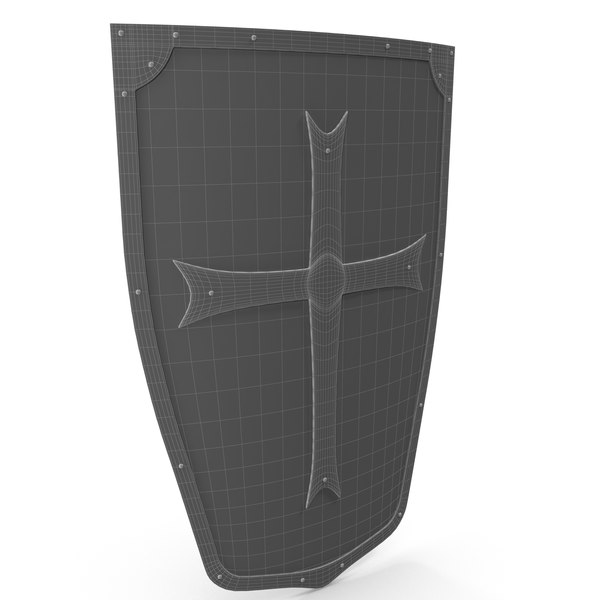 medieval shield 3d model
