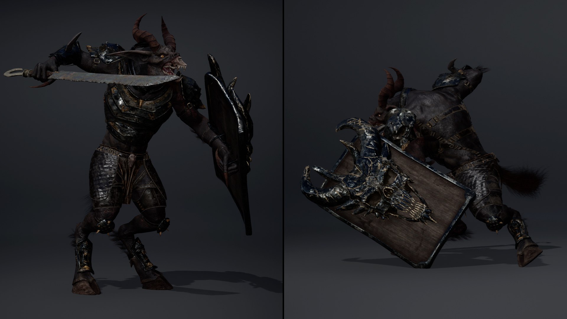 3D Shadow Swordman Arm2 Brutal Model - TurboSquid 2320652