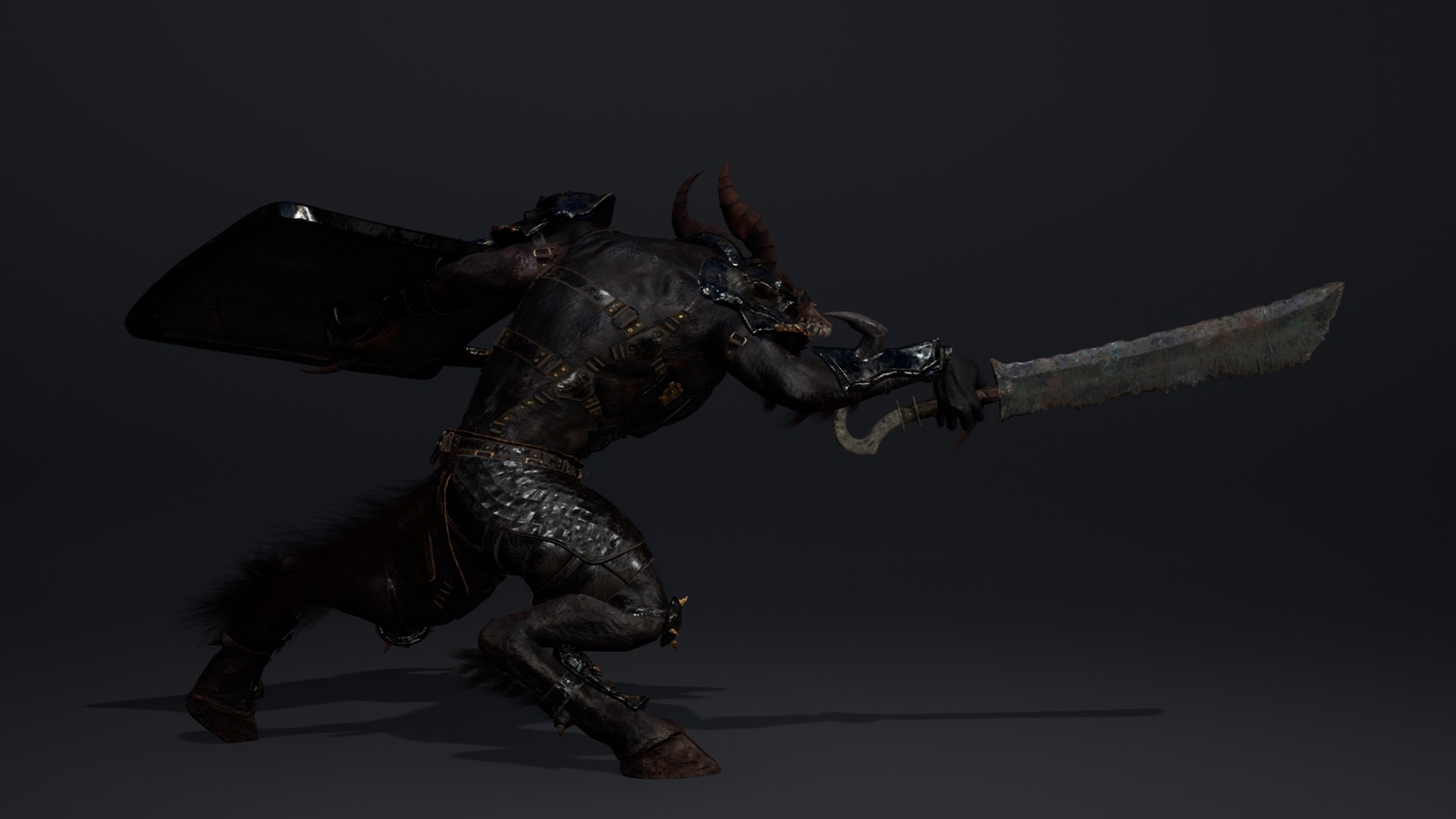 3D Shadow Swordman Arm2 Brutal Model - TurboSquid 2320652