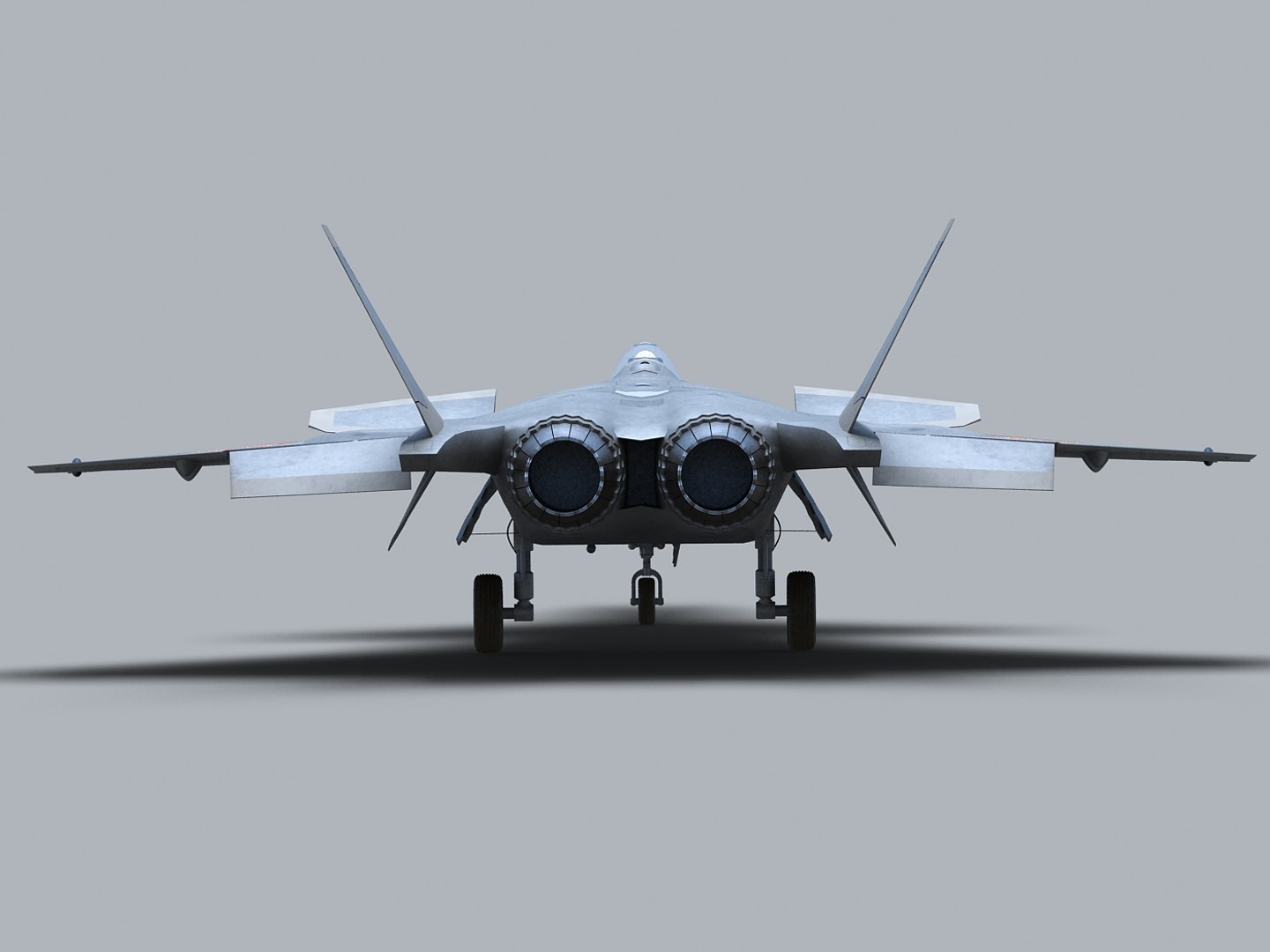 3d Stealth Jet Fighter J-20 Model