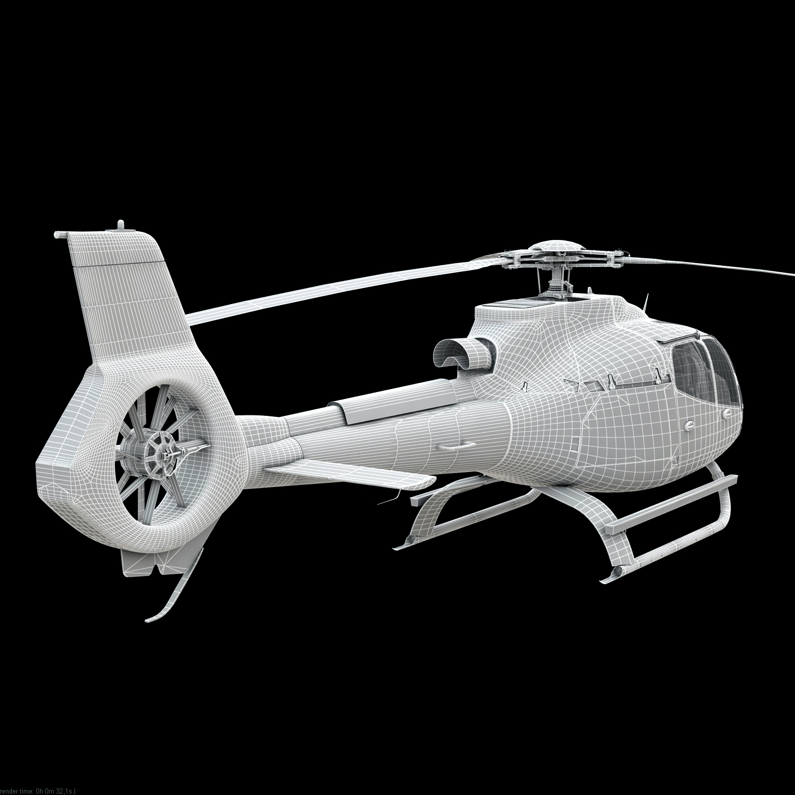 eurocopter ec 130 white max