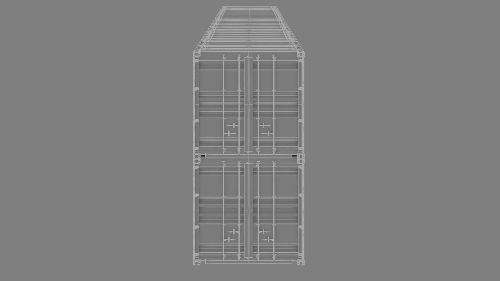 3D Cargo Container 40ft - TurboSquid 2052219