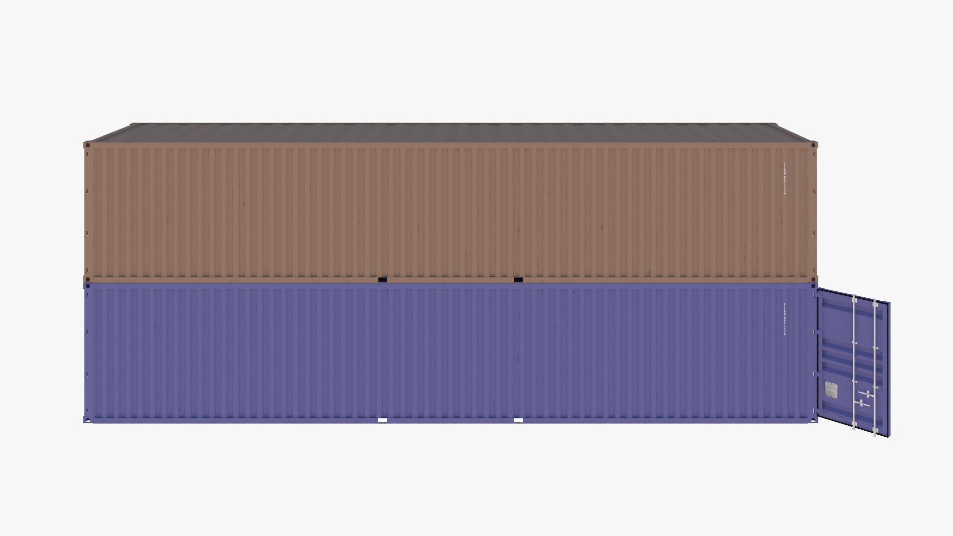 3D Cargo Container 40ft - TurboSquid 2052219