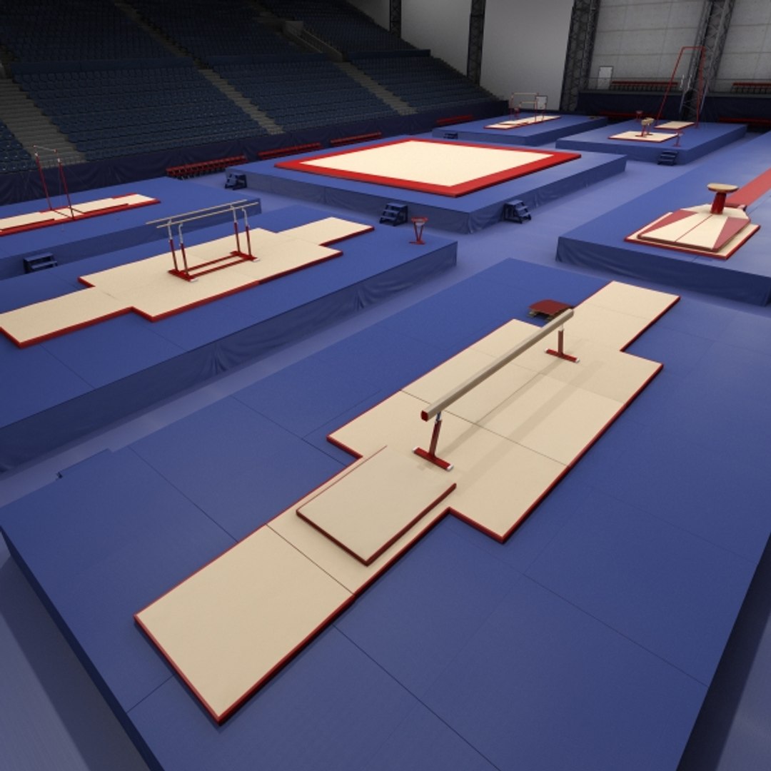 Gymnastics Arena 3D Model - TurboSquid 1190383