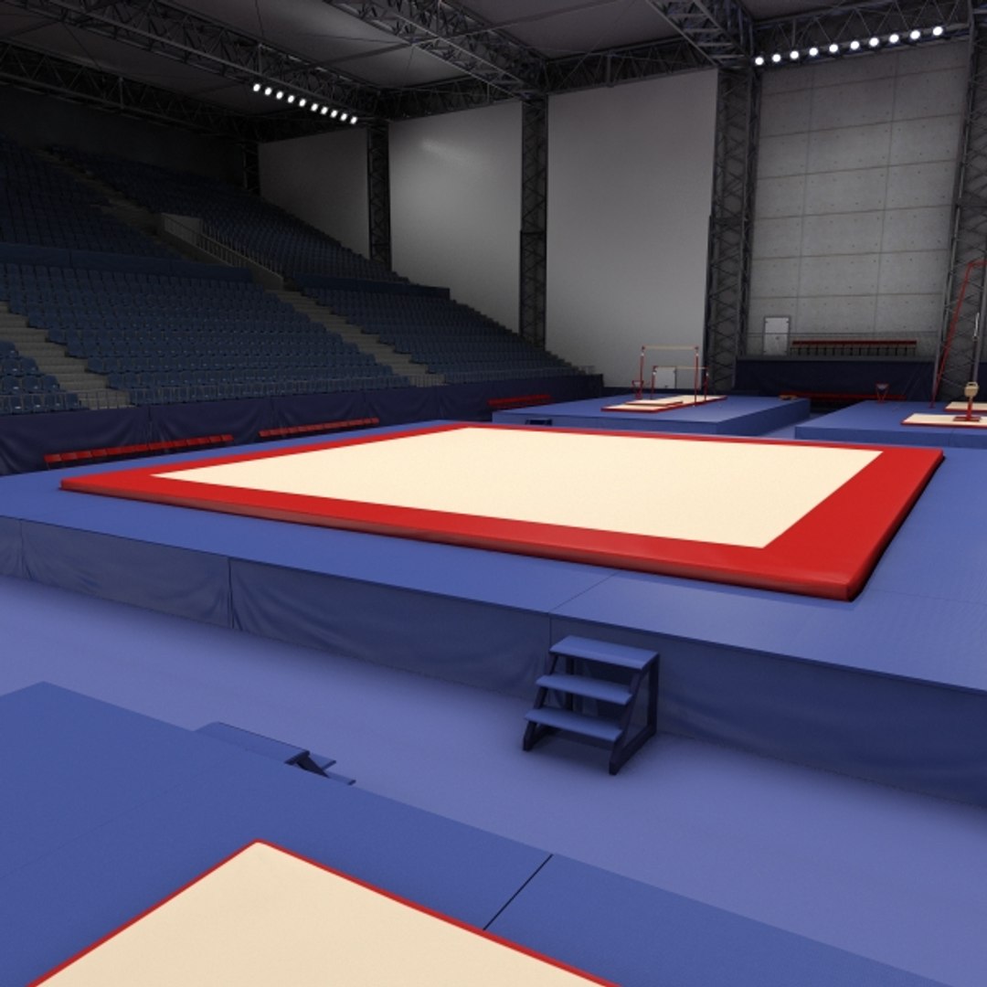 Gymnastics Arena 3D Model - TurboSquid 1190383