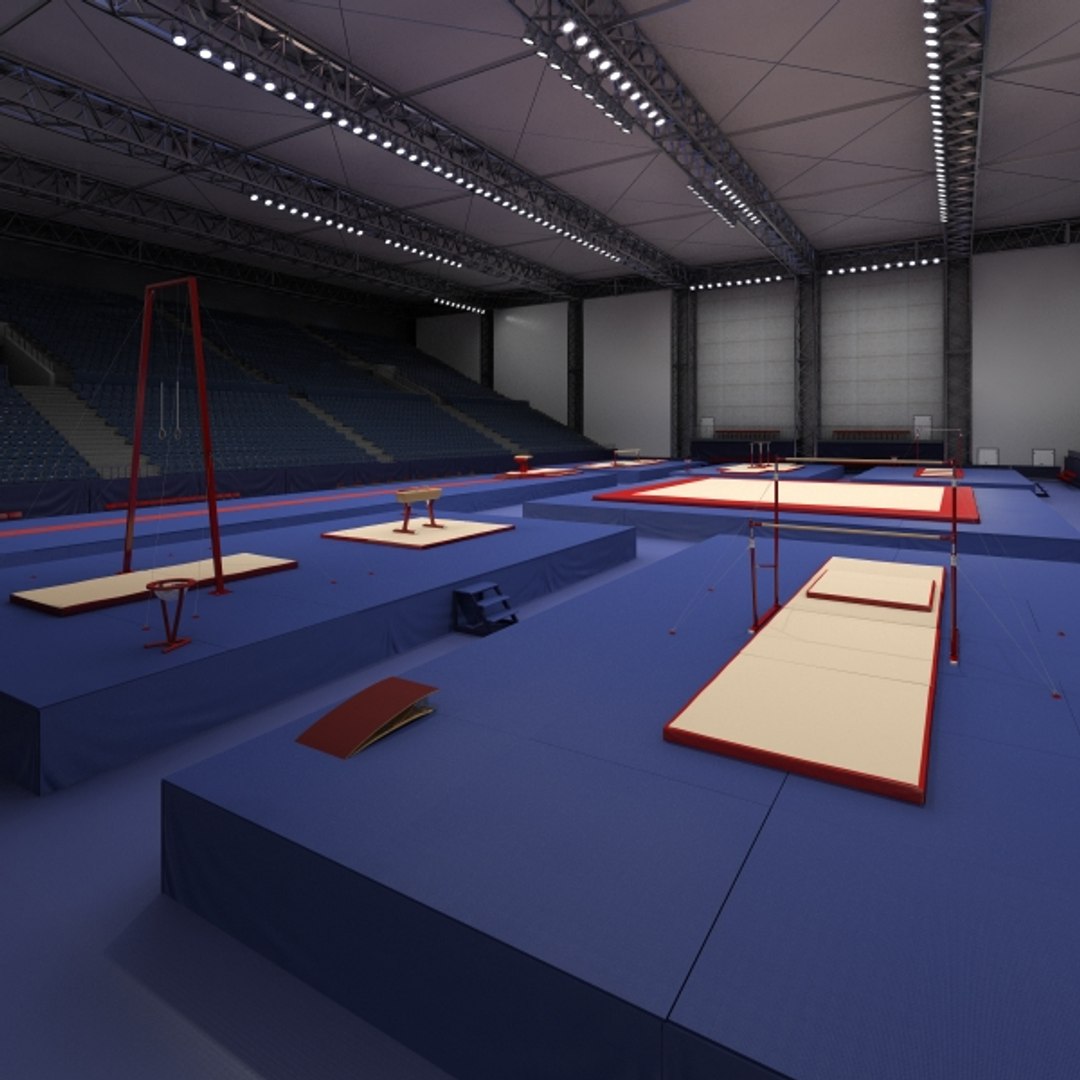 Gymnastics Arena 3D Model - TurboSquid 1190383