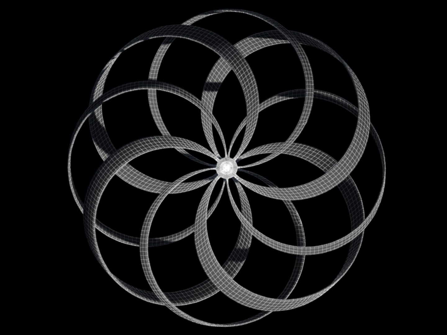 3d Model Sphere Shape Geometry