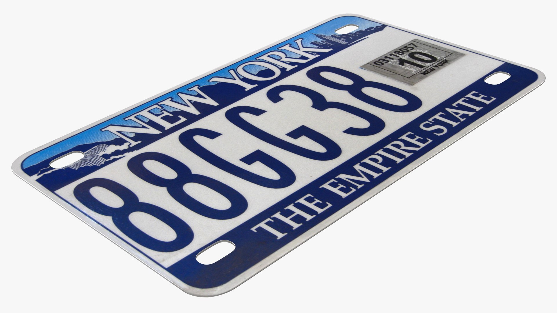 New York License Plate Model - TurboSquid 2232875