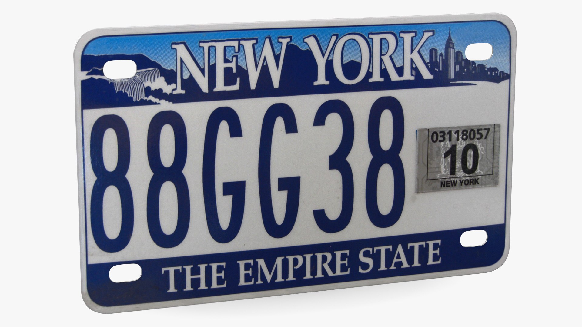New York License Plate Model - TurboSquid 2232875