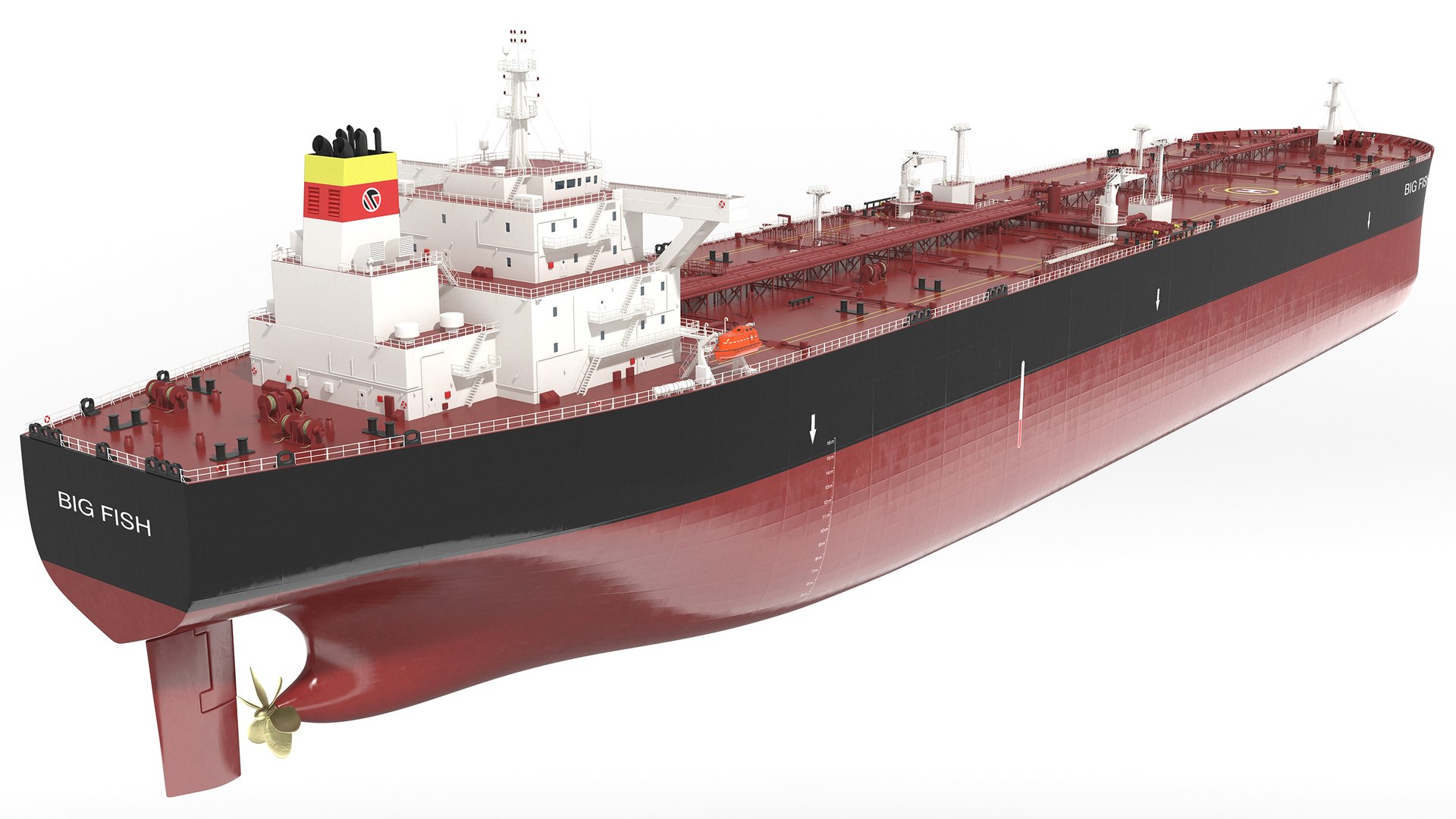 Tanker Ship 3d 3ds