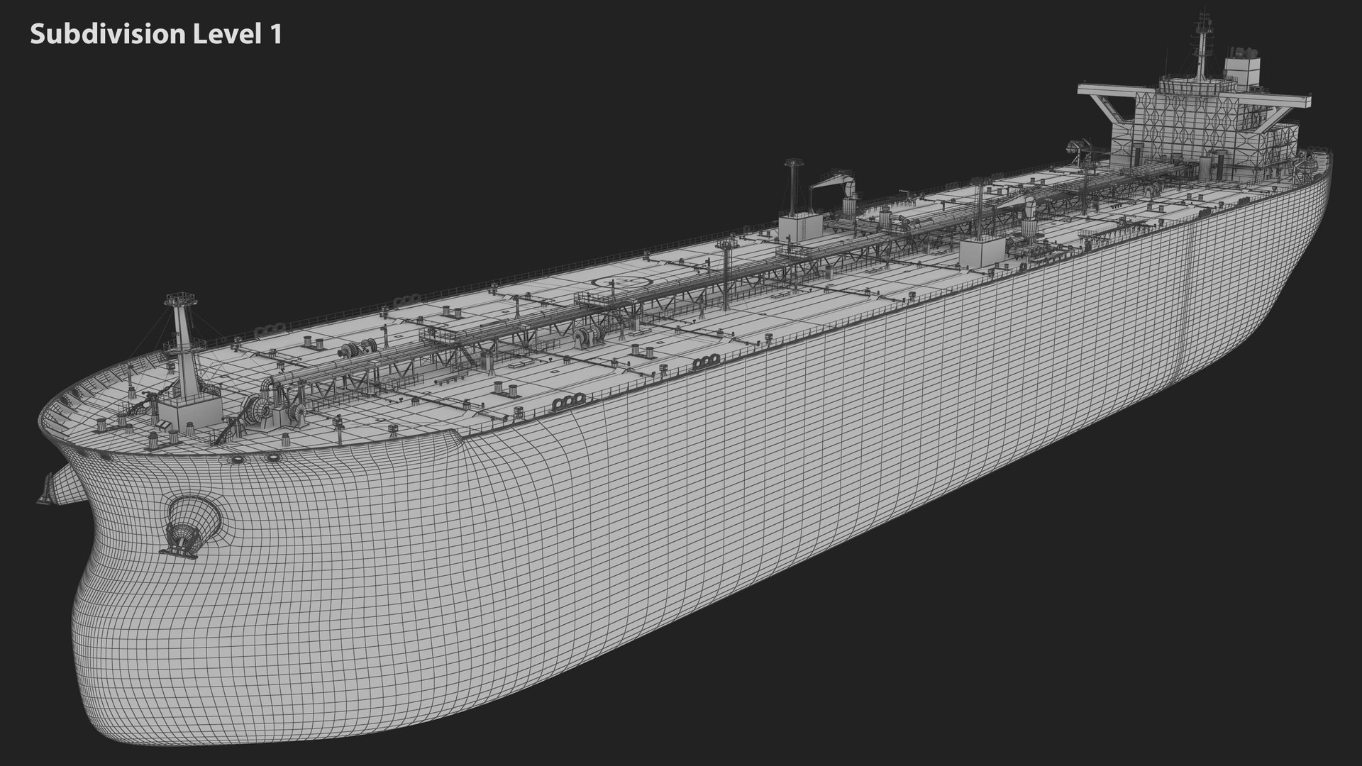 tanker ship 3d 3ds